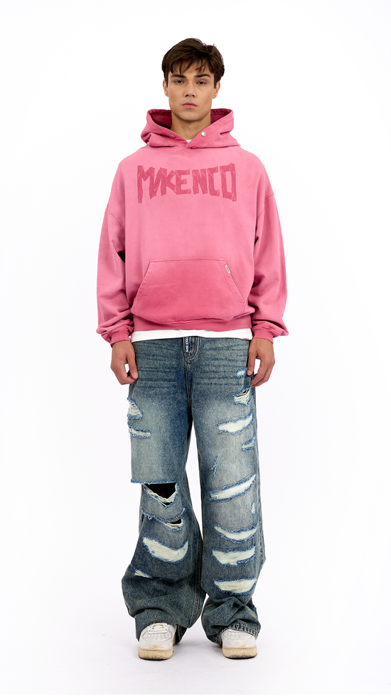 FREE MOTION WASH HOODIE – HỒNG – Mikenco